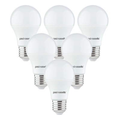 paul russells LED GLS Light Bulbs Edison Screw E27 ES Cap, 60w ...