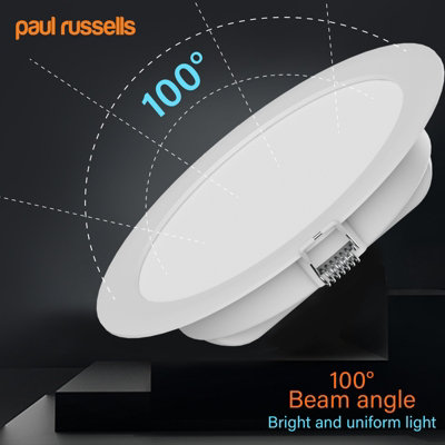 paul russells LED Round Panel Ceiling Lights, 16W 1600 Lumens ...