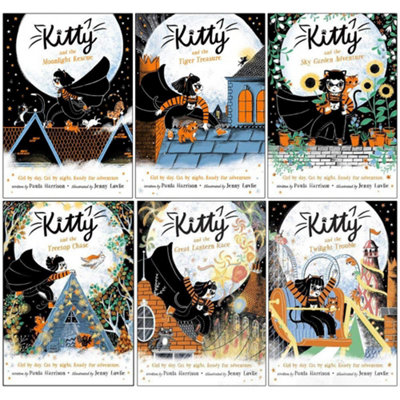 Paula Harrison Kitty Series 6 Books Collection Set (Moonlight Rescue ...