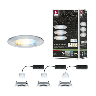 Paulmann 92444 LED Recessed luminaire Nova Coin IP44 round 78mm Tunable ...