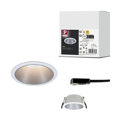 Paulmann 93398 Cole recessed luminaire rigid round dimmable recessed ...