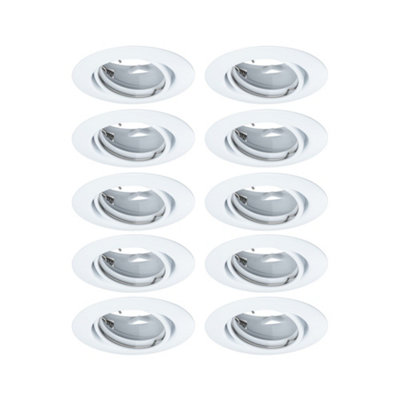 Paulmann 93400 LED Base recessed luminaire round swivelling max. 10x10 ...