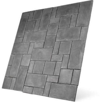 Paving Patio Kit 'The Astbury' Weathered Slate 5.20m2 (2.28m x2.28m)