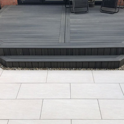 Paving Stones Direct Anthracite Composite Decking 2.4m (30 Boards)