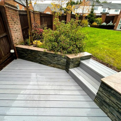 Paving Stones Direct Platinum Composite Decking 3.6m (60 Boards)