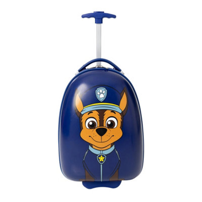 Paw Patrol Chase 2 Wheeled Suitcase Navy Blue/Orange (One Size)