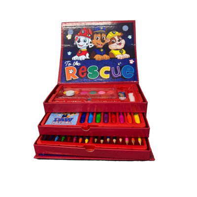 Paw Patrol Colouring Case Red/Blue (One Size)