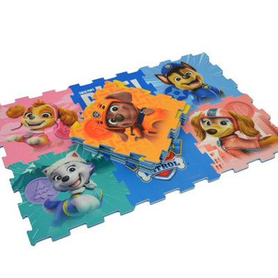 Paw Patrol Foam Play Mat Soft Baby Toddler Floor Tiles for Playroom ...
