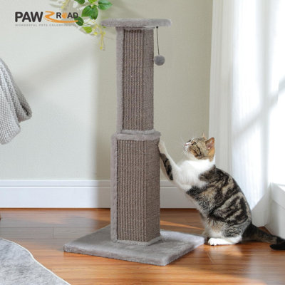 PAWZ Road Large Cat Scratching Post 32 inch Tall Scratching Post for ...