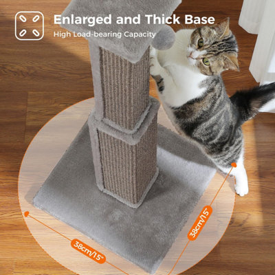 PAWZ Road Large Cat Scratching Post 32 inch Tall Scratching Post for ...