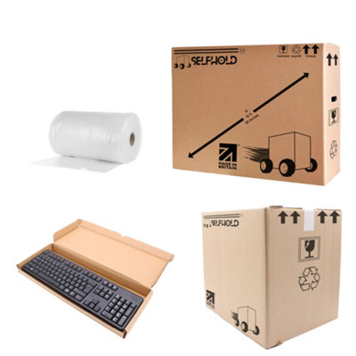 PC Shipping Box Kit -PC Tower Cardboard Box (59.6 x 48 x 31.8cm ...