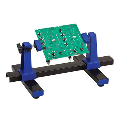 PCB Holder with Adjustable Base and Clamp for Soldering