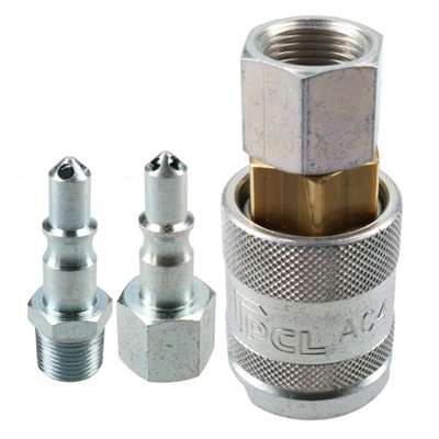 PCL 60 Series Female Coupler 3/8" BSP Female Thread & Air Fittings ...