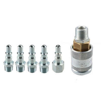 PCL 60 Series Female Coupler 3/8" BSP Male Thread & Air Fitting Adaptor ...