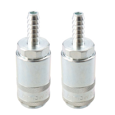 PCL Airflow Coupling 6.35mm (1/4") Hose Tail Barb One Touch Coupler ...