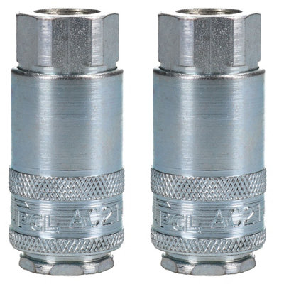 PCL Airflow Female Coupler 1/4" BSP Male Thread Air Hose Coulping ...