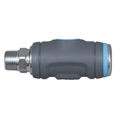 PCL Push-Button Safety Coupling Body Male 3/8" BSPT With Safety Release ...