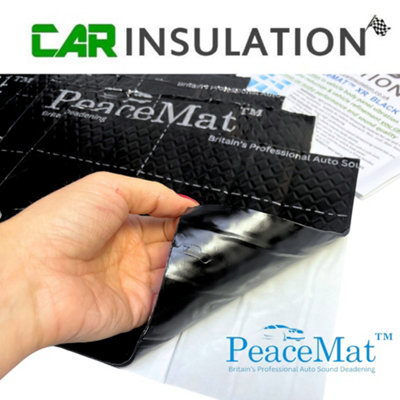 PeaceMAT™ XR Car and Van Butyl Panel Dampening Sound Deadening Mat ...