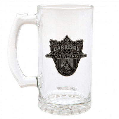 Peaky Blinders Garrison Tavern Gl Tankard Clear/Antique Silver (One ...