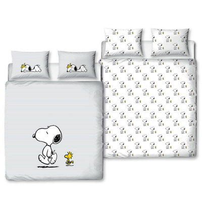 Peanuts Snoopy Besties Double Duvet Cover and Pillowcase Set