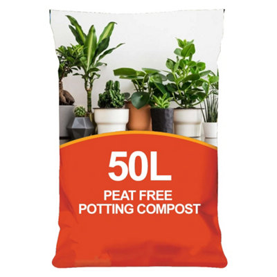 Peat Free Potting Compost 0-12mm Grade - 50L | DIY at B&Q