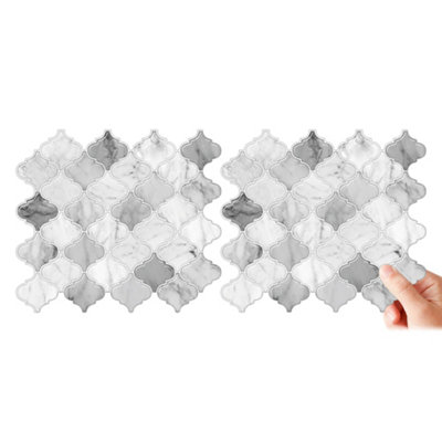 Peel and Stick Self-Adhesive Wall Tile Stickers for Kitchen and ...