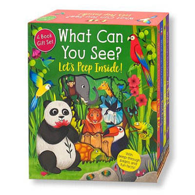 Peep Inside What Can You See Series 4 Books Collection Box Set (At the ...