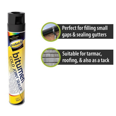 Pegdev - PDL 1 x Tins Of Bitumen Cold Joint Sealer 750ml Spray Adhesive ...