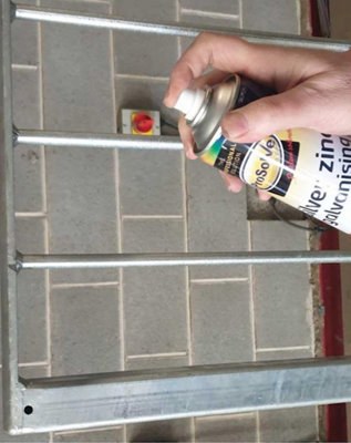 Pegdev - PDL 12 x Tins Of Zinc Silver Galvanised Paint 500ml - Galv ...