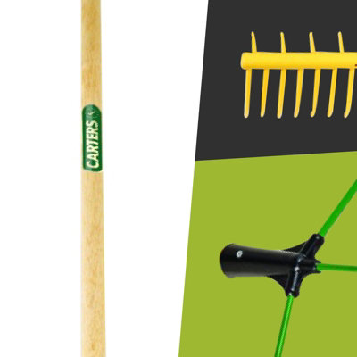 Pegdev - PDL - 48 Tooth Polypropylene Landscape Rake with Gardening ...