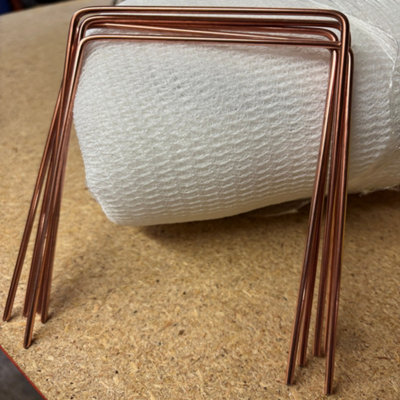 Pegdev - PDL 6 Inch Copper-Coated Staples Secure Weed Membrane Fleece ...