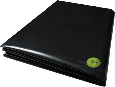 Pegdev - PDL 6m X 4m 500G BLACK HEAVY DUTY POLYTHENE PLASTIC SHEETING ...