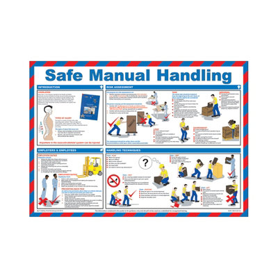 Pegdev - PDL - A2 Landscape Durable Hazard Sign - Manual Handling ...