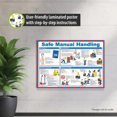 Pegdev - PDL - A2 Landscape Durable Hazard Sign - Manual Handling ...