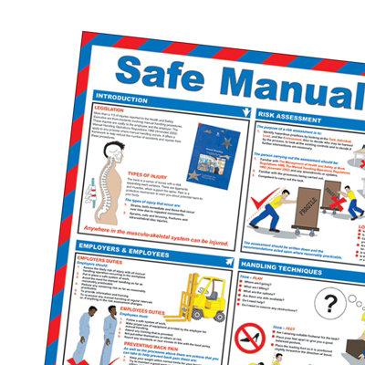 Pegdev - PDL - A2 Landscape Durable Hazard Sign - Manual Handling ...