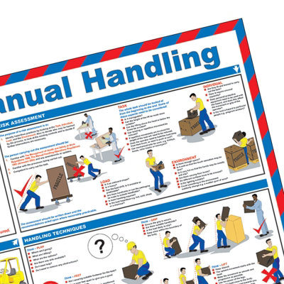 Pegdev - PDL - A2 Landscape Durable Hazard Sign - Manual Handling ...