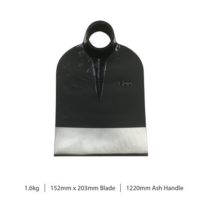 Pegdev PDL Carters Chillington Pattern Hoe Digging Trench 2lb Heavy Duty Trenching Tool for Allotment Gardening