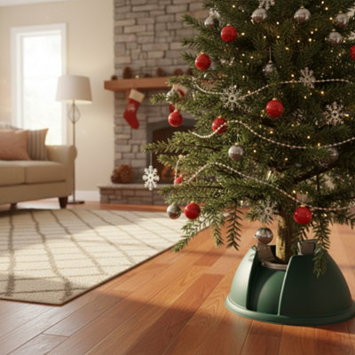 Pegdev - PDL Christmas Tree Stand with 3 Metal Clasps and 1 Litre Water ...