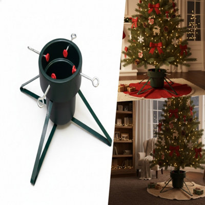 Pegdev - PDL Christmas Tree Stand with 4 Legs 4 Screw Clamps and Water ...