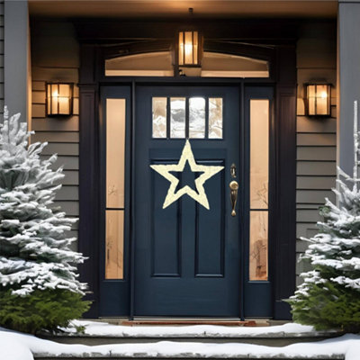 Pegdev - PDL - Elegant Christmas Star Shaped Pre Lit LED Decoration ...