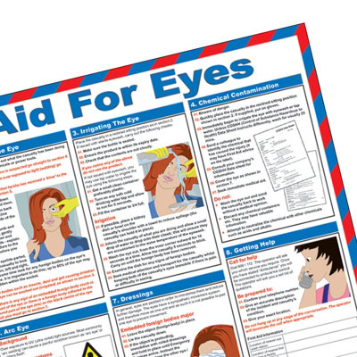 Pegdev - PDL - First Aid Laminated Health & Safety Poster A2 Landscape ...