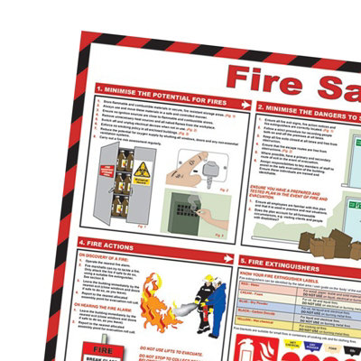 Pegdev - PDL - First Aid Laminated Health & Safety Poster A2 Landscape ...