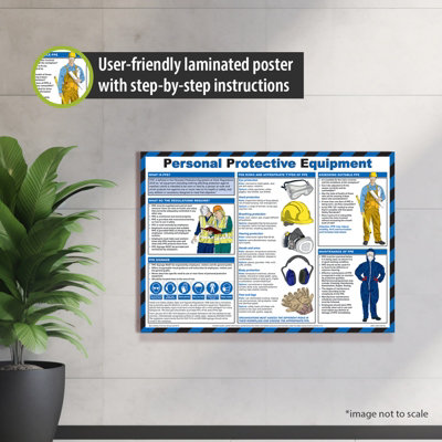 Pegdev - PDL - First Aid Laminated Health & Safety Poster Personal ...