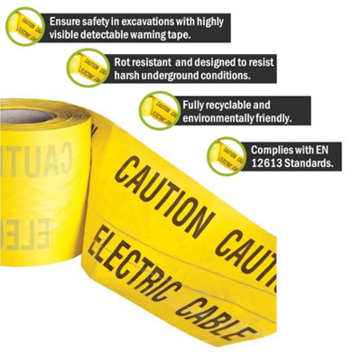 PegDev - PDL - High-Visibility Underground Detectable Warning Tape ...