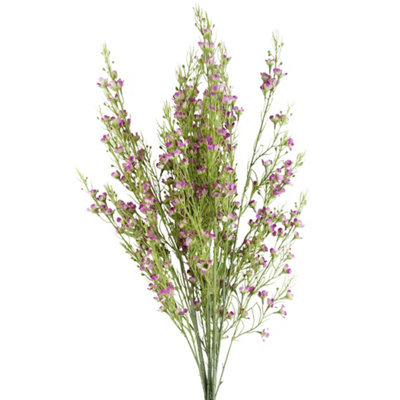 PEGDEV - PDL - PACK OF 6 X 100CM ARTIFICIAL FLOWER STEMS WITH SMALL ...