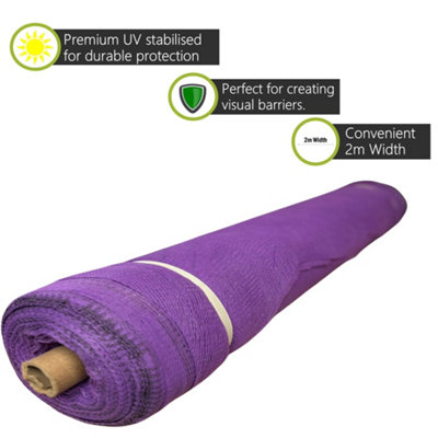 PEGDEV - PDL PURPLE TEMPORARY FENCING HEAVY DUTY UV STABILISED ...