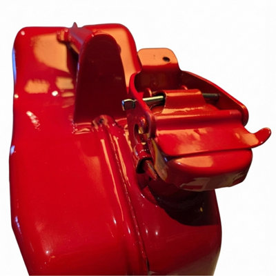 Pegdev Red Metal Jerry Can 10L UN Certified Fuel Storage Container with ...