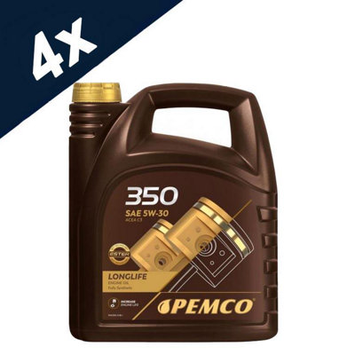 PEMCO iDRIVE 350 LongLife Engine Oil 5W-30 20L API SN/CF BMW LL-04 MB ...