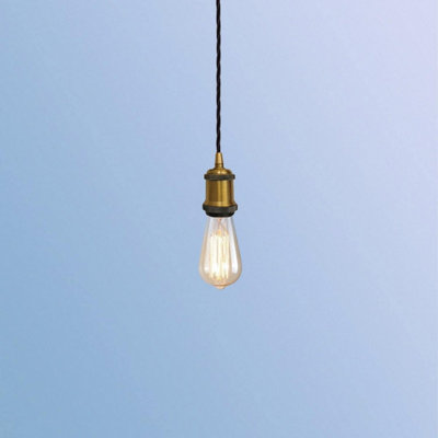 PENDANT LAMP HOLDER CEILING ROSE VINTAGE PENDANT LIGHT FITTING E27