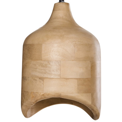 Pendant Lamp PANDU Mango Wood Light Brown